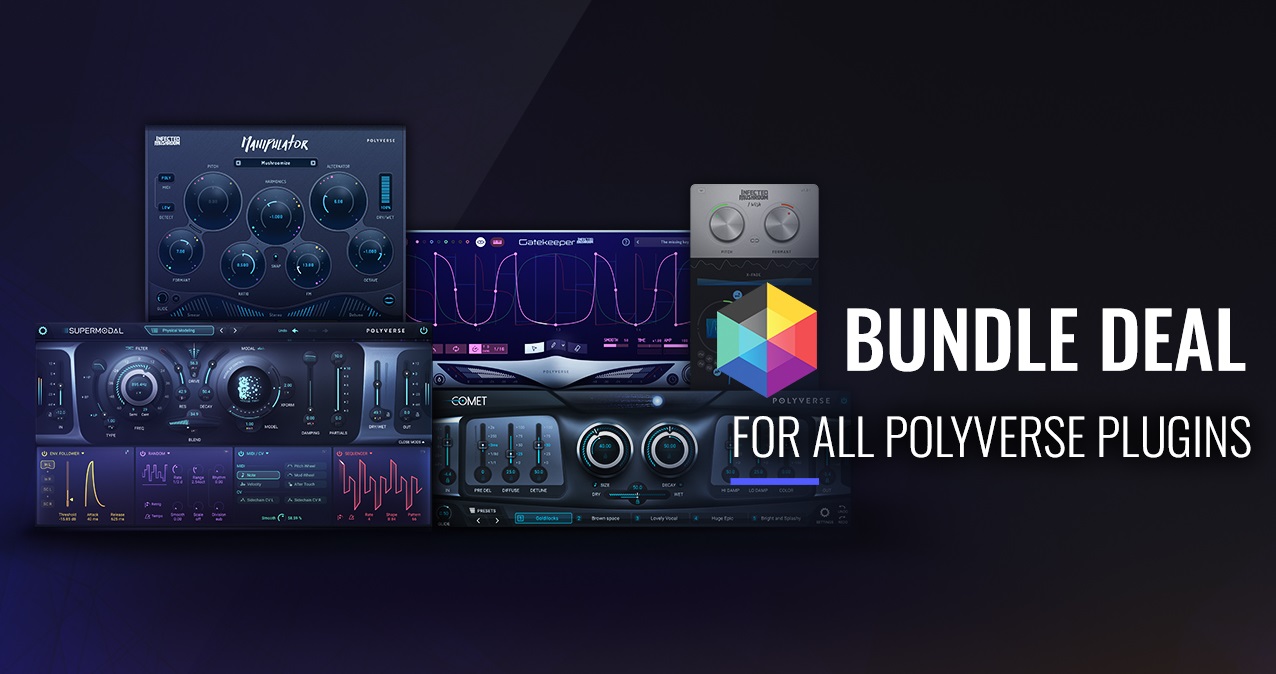 【多元化音频处理插件套装】Polyverse Music Bundle 2024-Win&Mac – EDMTOP.TOP