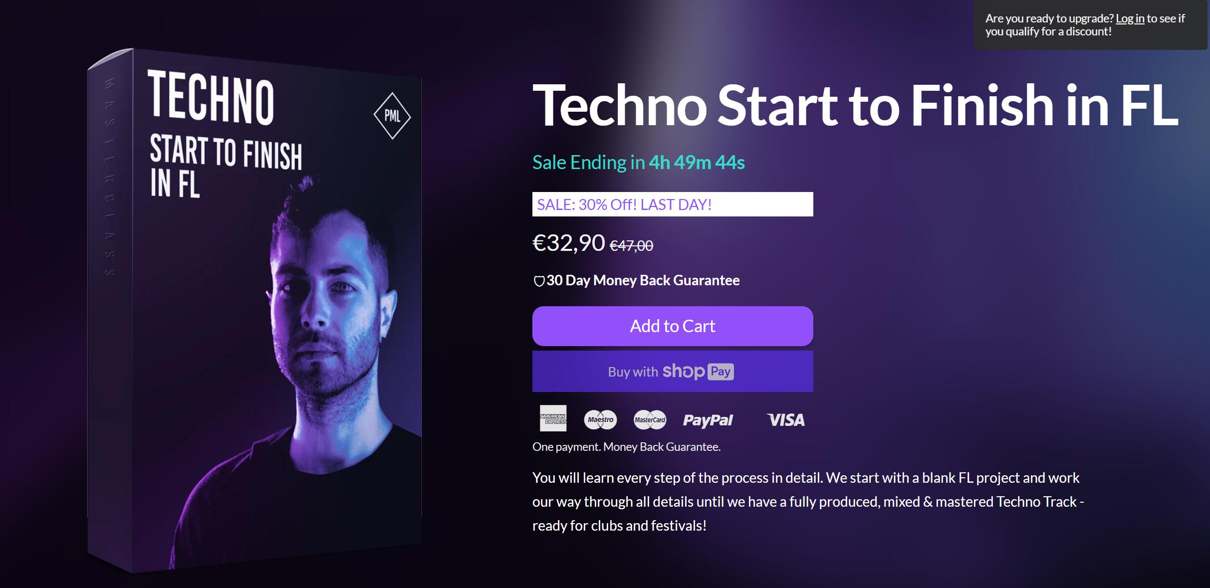 【中文字幕|Techno风格从零开始制作课程+奖金】PML Techno Start to Finish in FL – EDMTOP.TOP