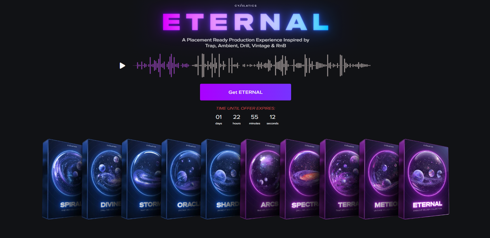 【Cymatics厂牌EDM多风格采样包】Cymatics – ETERNAL LAUNCH EDITION – EDMTOP.TOP