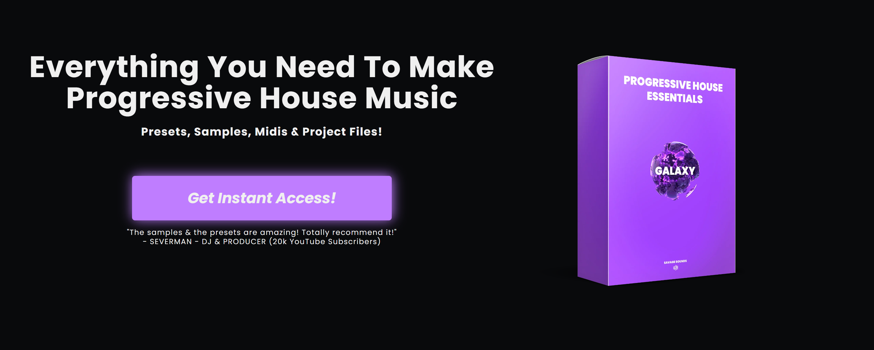 【Progressive House风格采样包+预设】Savage Sounds – Galaxy Progressive House ...